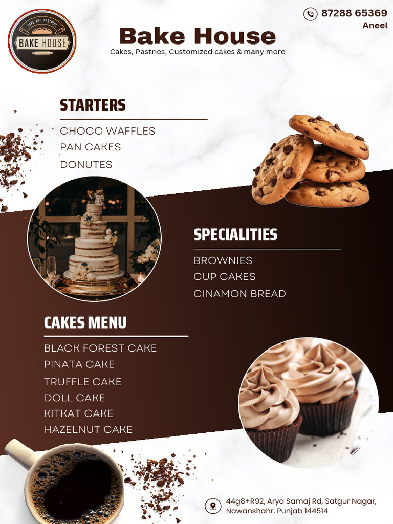 BAKE HOUSE MENU | PDF