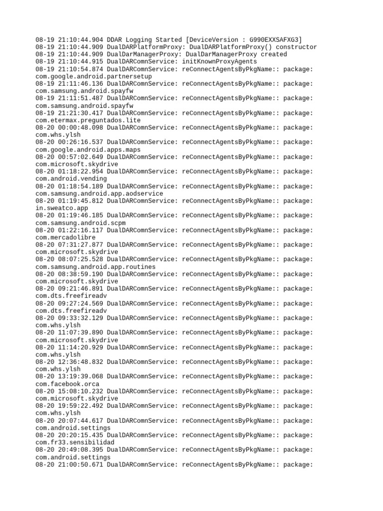 ddar_fw_log | PDF | Ios | Mobile Software