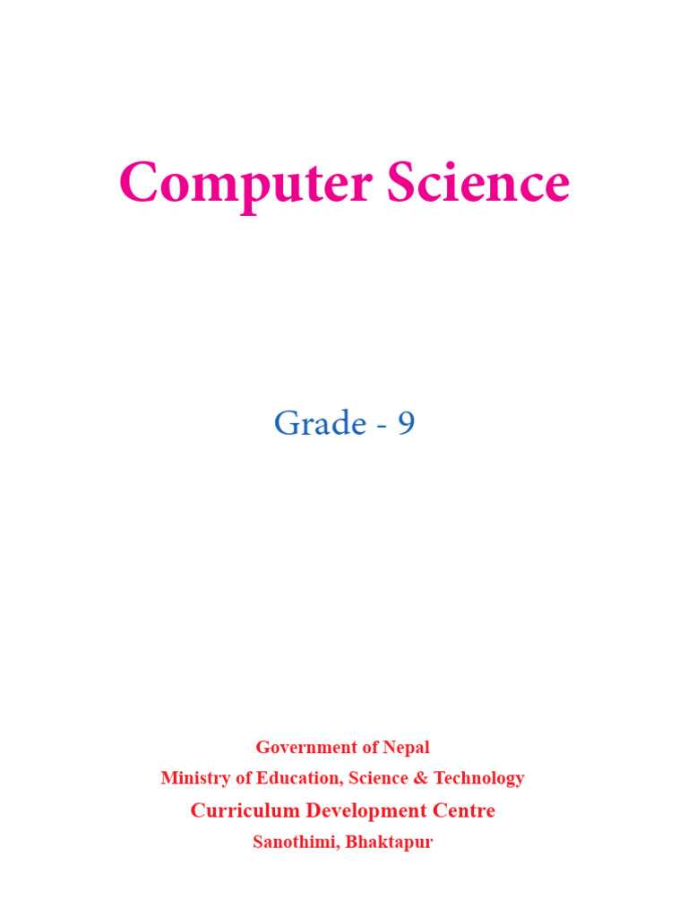 Computer Class 9 Book | PDF | Random Access Memory | Computer Data Storage
