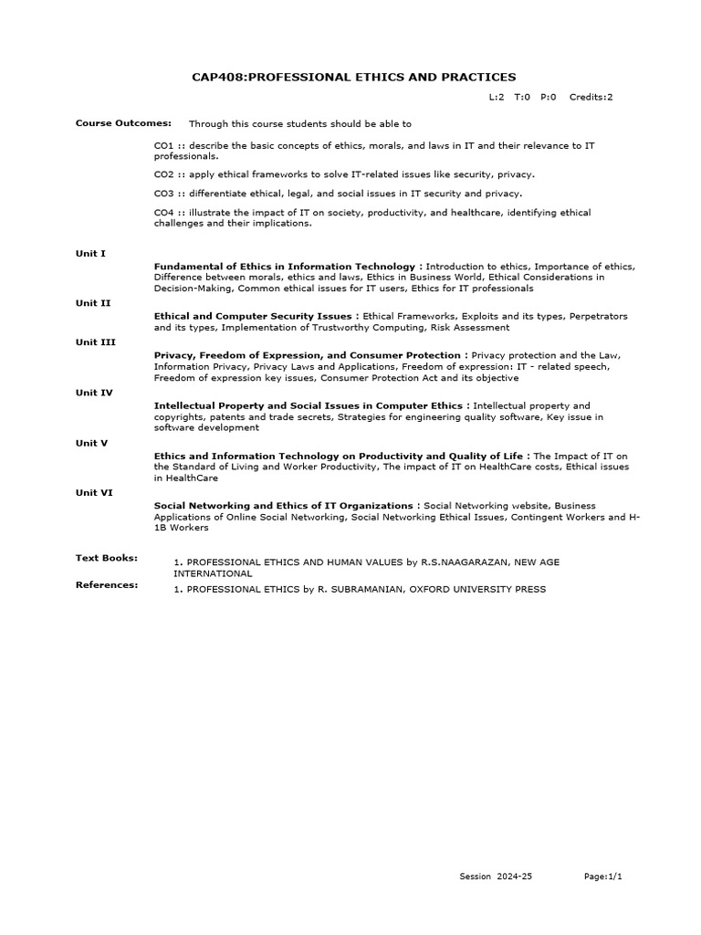 FRM Course Syllabus IPDownload | PDF | Privacy | Software