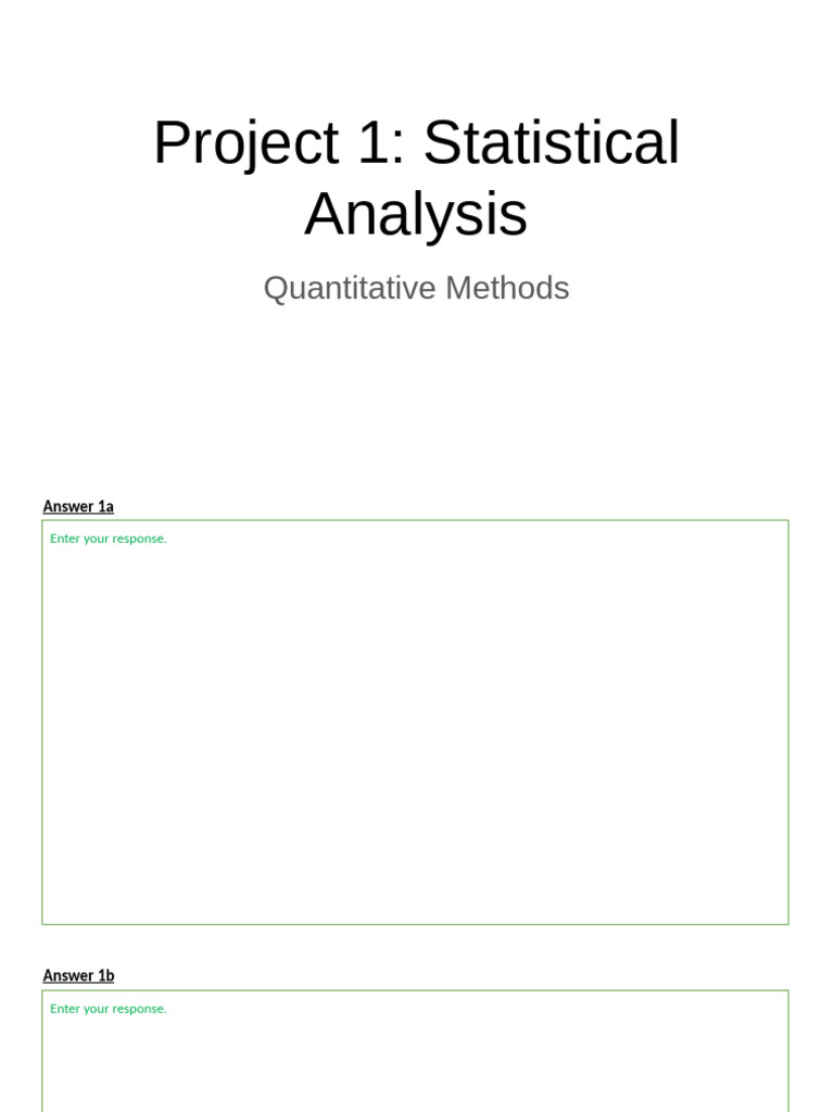 Statistical Analysis | PDF