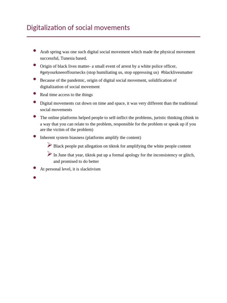Digital Activism in Social Movements | PDF