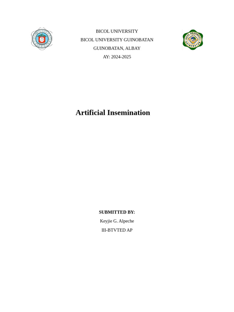 Artificial Insemination fcr adg | PDF | Heritability | Natural Selection