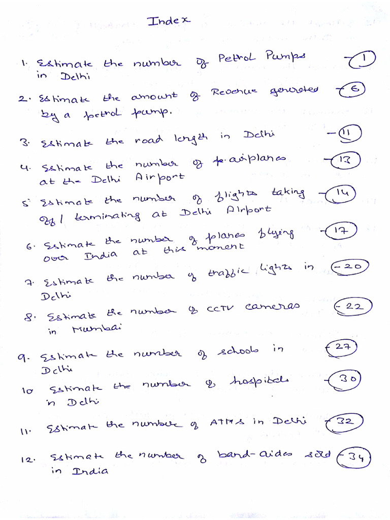 The Guesstimate | PDF