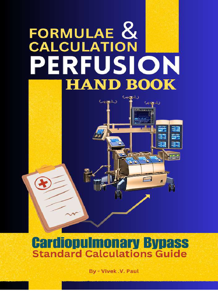 Essential Calculations for Perfusionists | PDF | Medical Specialties | Physiology