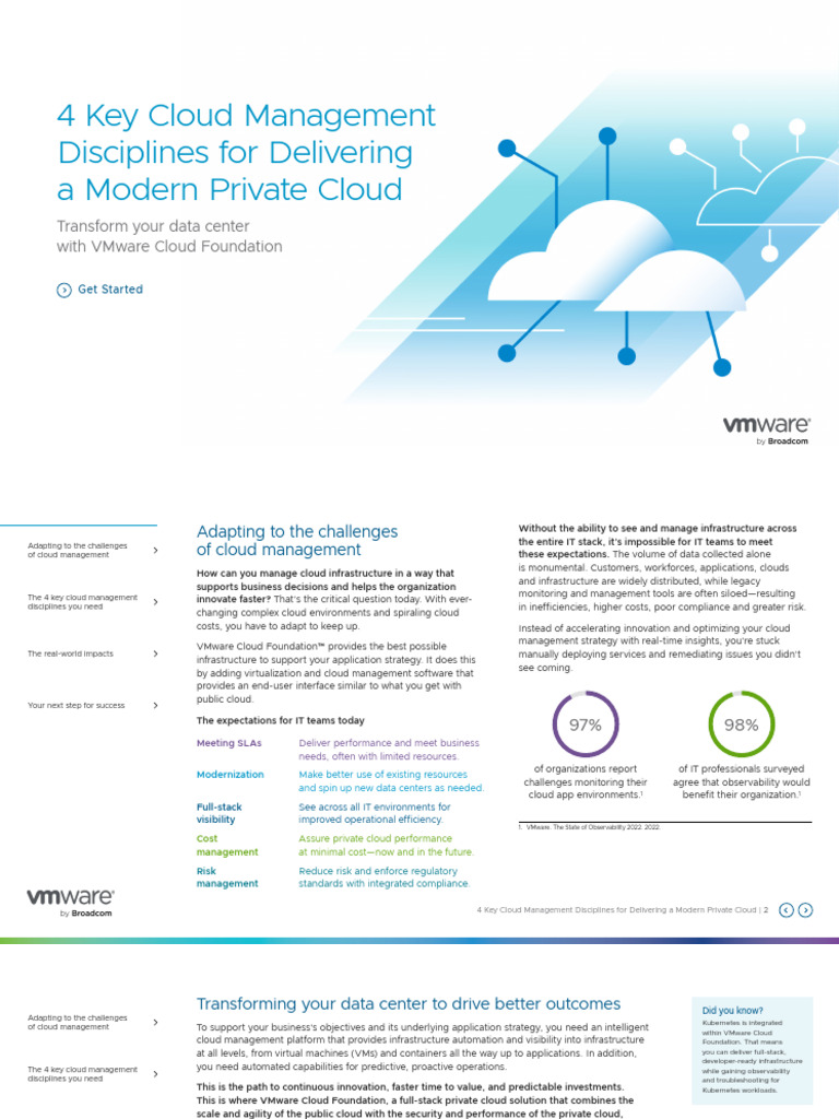 VMW VCF Aria Skyline Ebook | PDF | Cloud Computing | Data Center