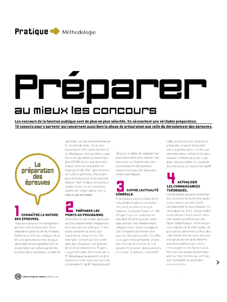 Preparation Concours | PDF