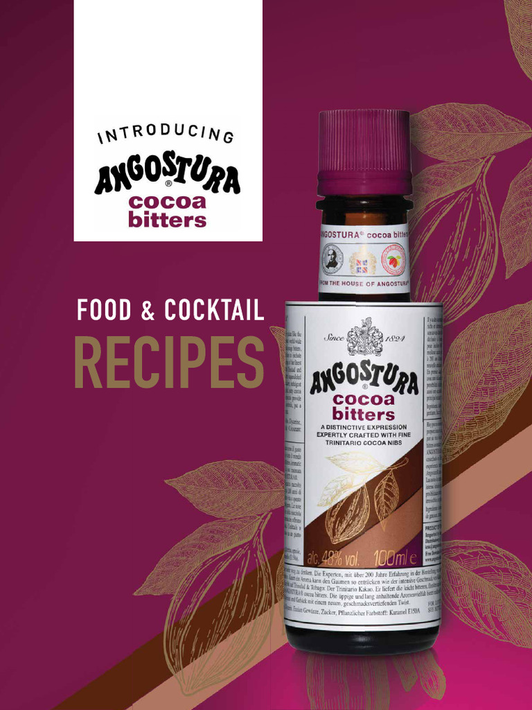 Angostura Cocoa Bitters Recipe Book 2020 For Web | PDF | Pancake | Foods