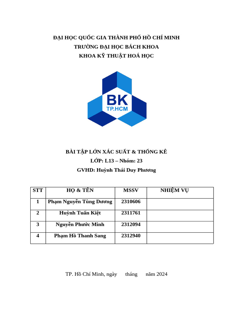 BTLXSTK L13 Nhom23 | PDF