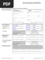 Sun Life Enrollment/Change Form | PDF | Life Insurance | Trustee
