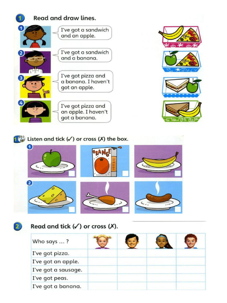 Lunch Time Worksheet | PDF