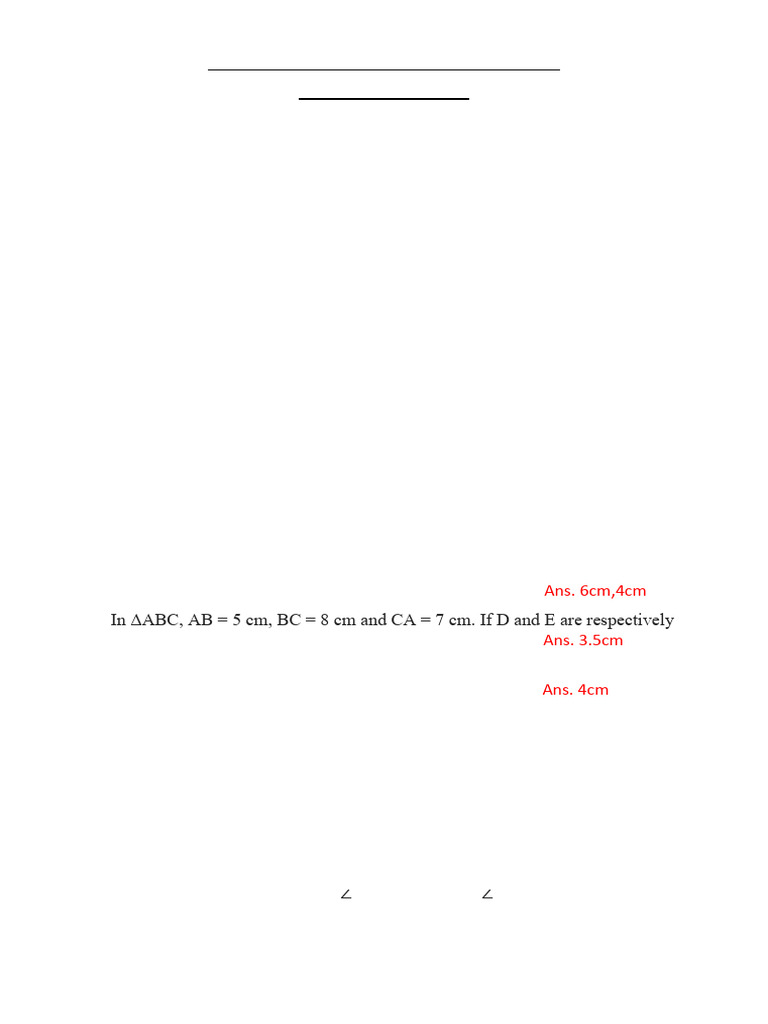 S4 Math Worksheet Quadrilaterals | PDF