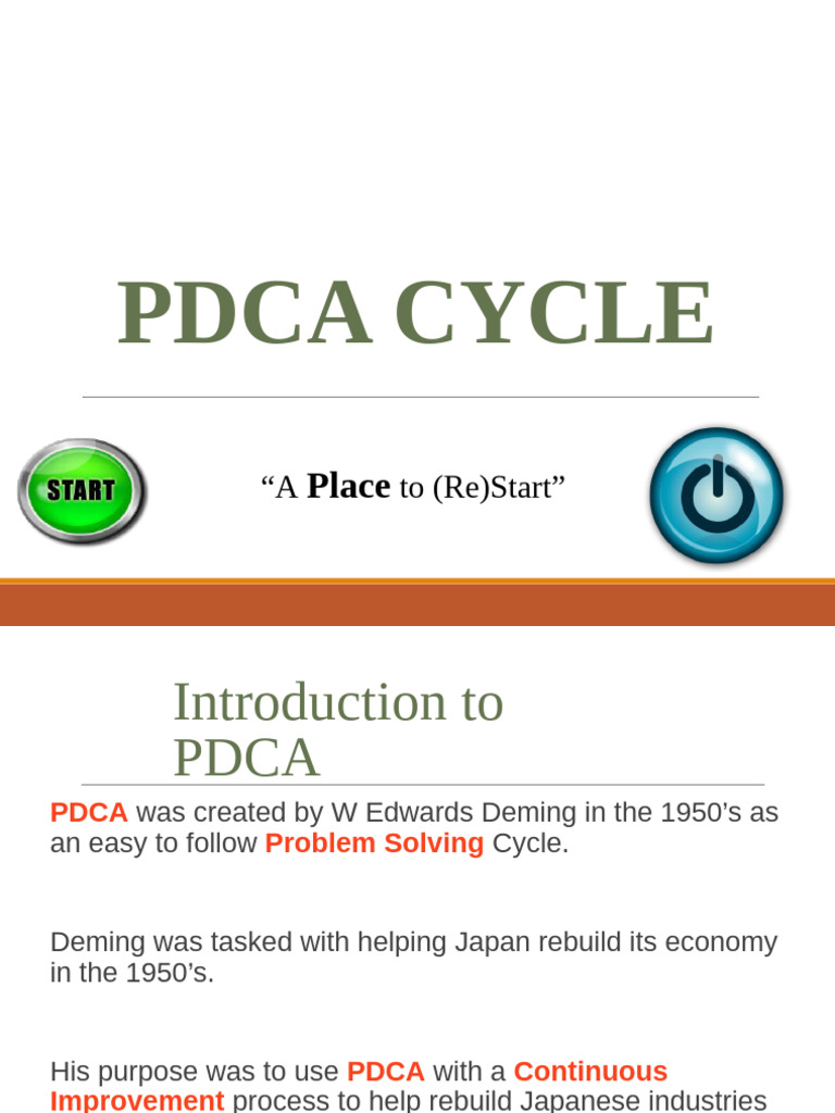 PDCA Cycle: Continuous Improvement Guide | PDF | Business
