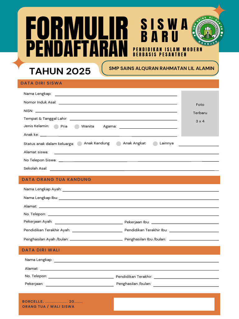 Doc Formulir SMP Sains RLA | PDF