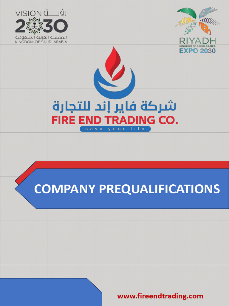 Company Prequalifications Fire End | PDF
