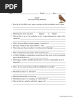 Hoot Chapter Study Questions | PDF | Social Science | Language Arts ...