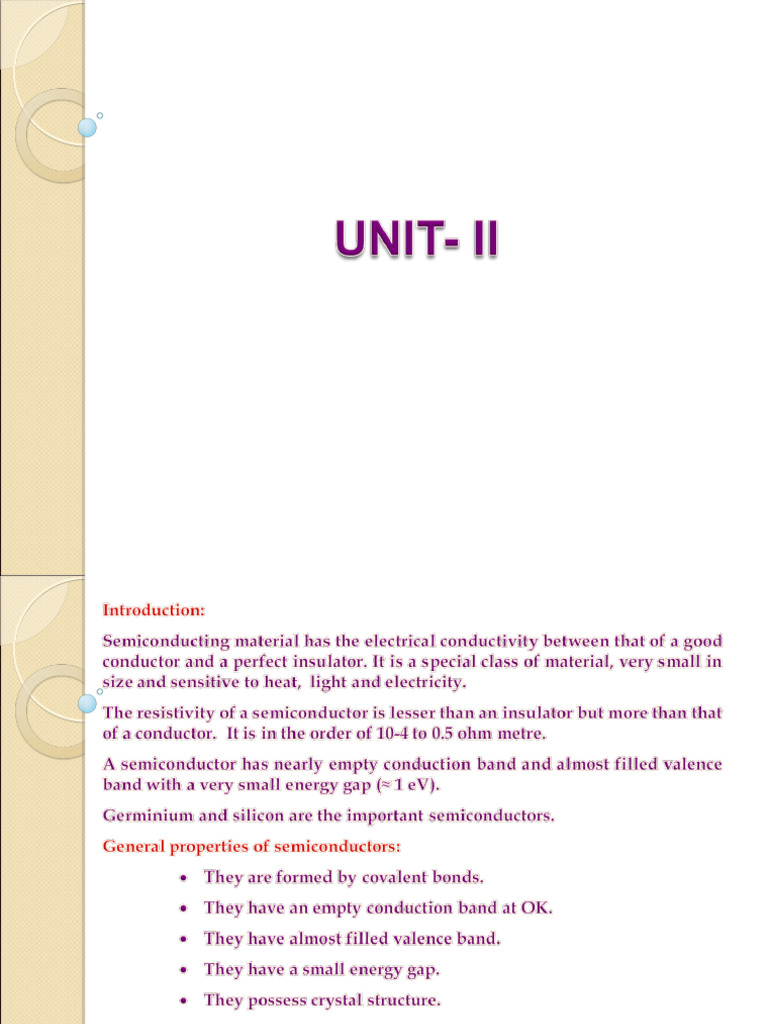 Semiconductor Basics Explained Pdf Semiconductors Electrical 1287