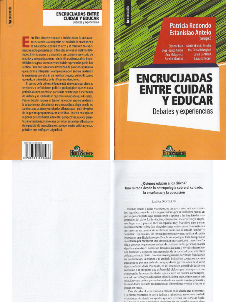 Encrucijada Entre Educar y Cuidar - Cap.1 - Martinez Celina Pedagogia Inicial | PDF
