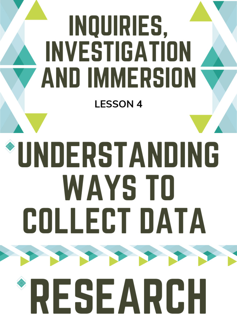 LESSON-4 | PDF | Sampling (Statistics) | Quantitative Research