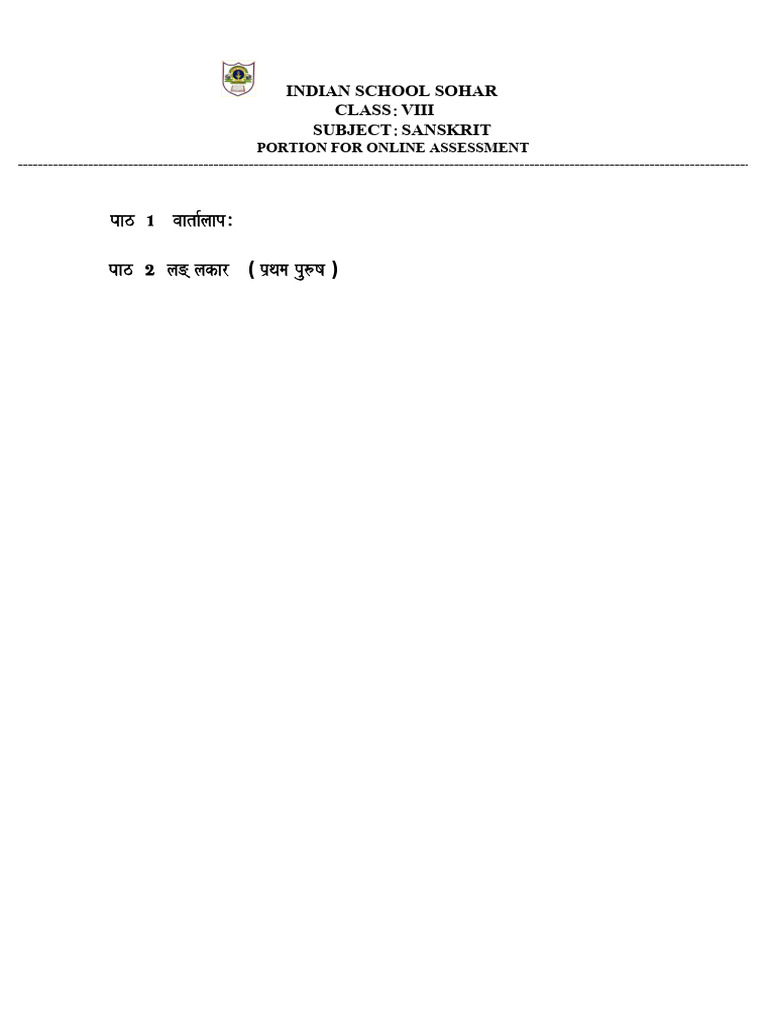 Class Viii Portion | PDF