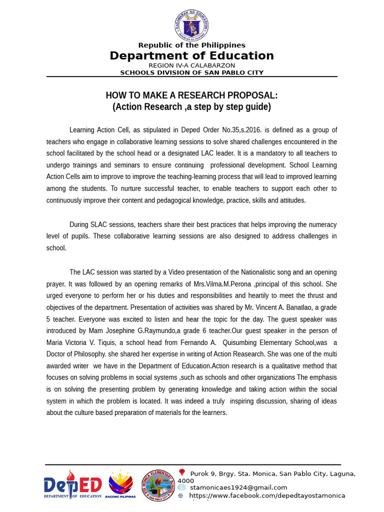 How To Make A Research Proposal | PDF | Teachers | Human Communication