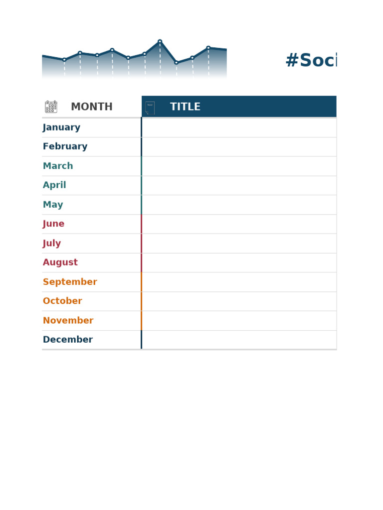 Yearly Overview Editorial Calendar | PDF | Microsoft Excel | Operating ...