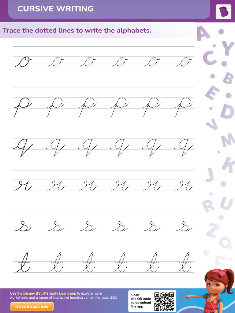 Cursive Worksheet6 | PDF