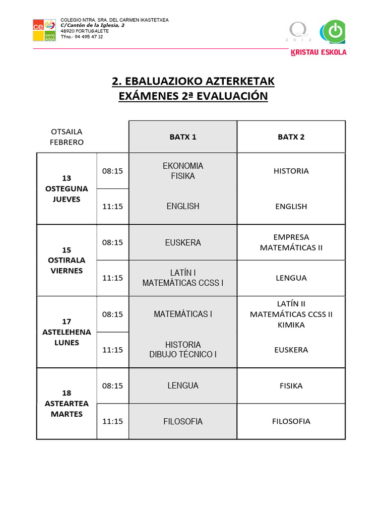 24-25 CALENDARIO EV2 BA-1 (2) | PDF