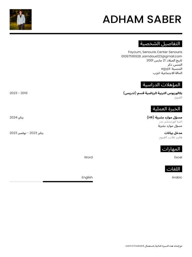 cv adham | PDF
