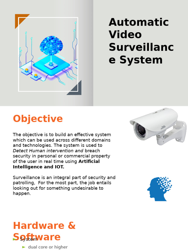 Automatic Video Surveillance System | PDF | Computing