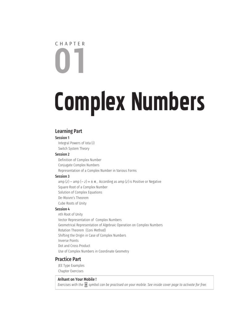 Complex Numbers | PDF | Complex Number | Numbers