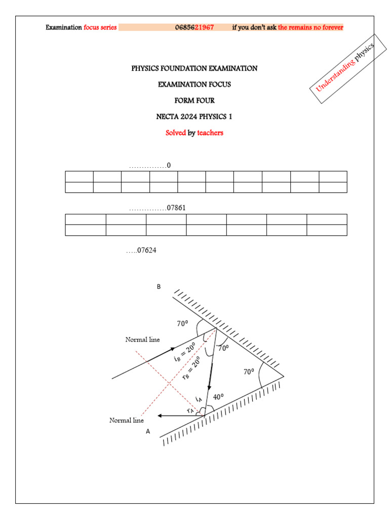 PHYS 1-2024 Solution | PDF | Relay | Inductor