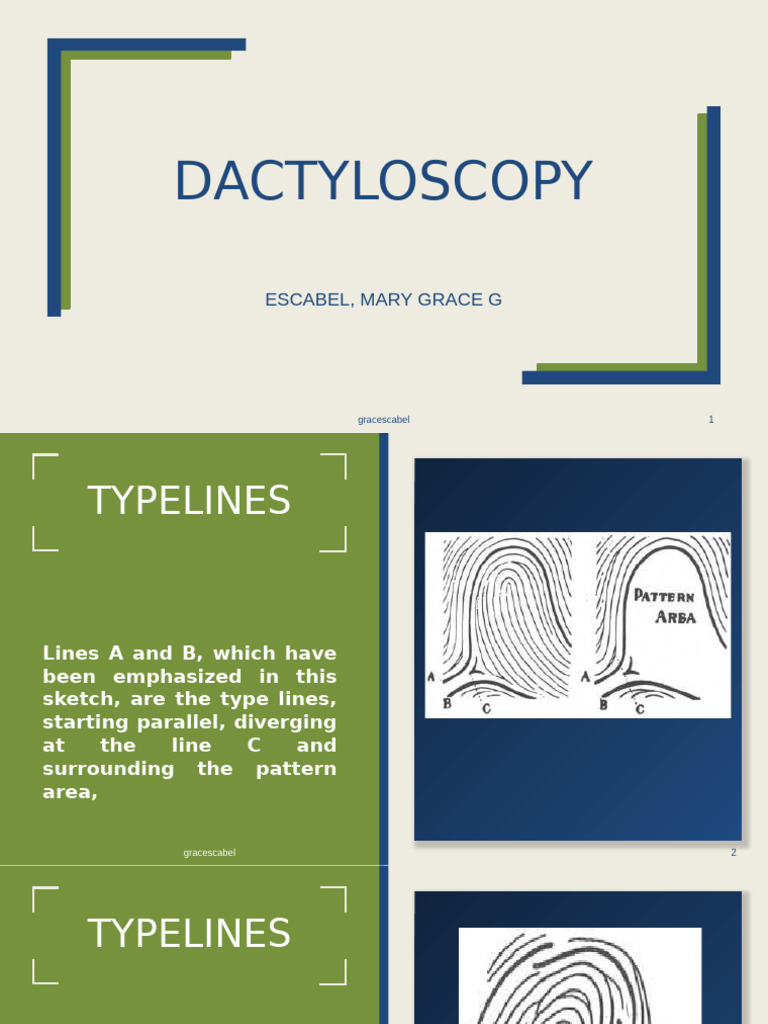 Dactyloscopy PPT Lecture | PDF | Fingerprint