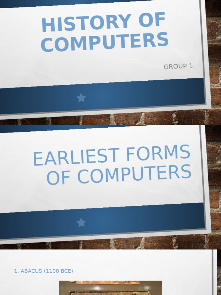 History of Computers | PDF | Personal Computers | Operating System