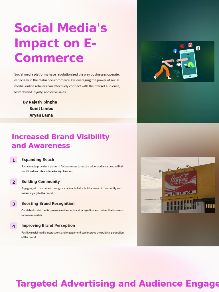 Social Medias Impact On E Commerce | PDF | Social Media | Popular ...