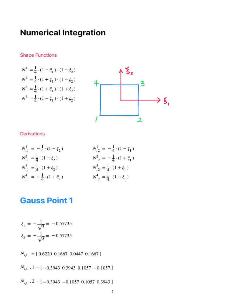 Numerical Integration | PDF