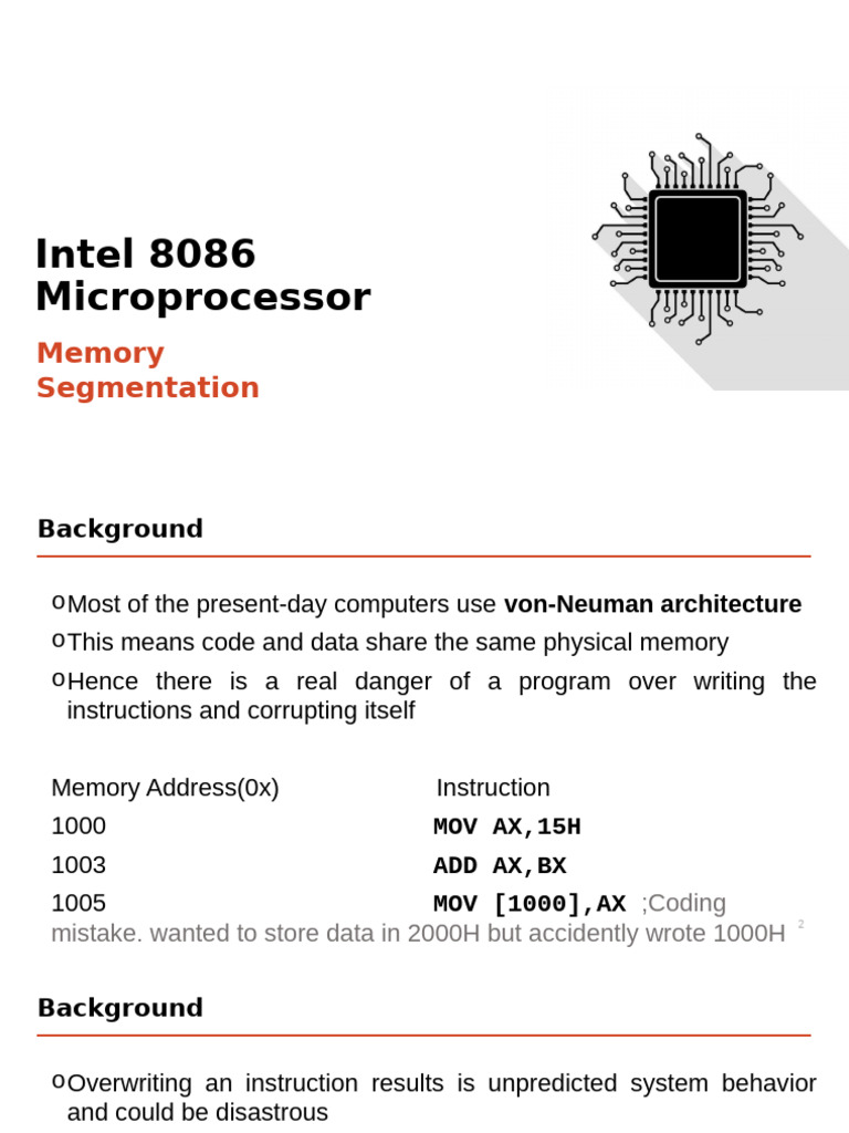 L4_8086_Segmentation (2) | PDF | Integrated Circuit | Computer Data Storage