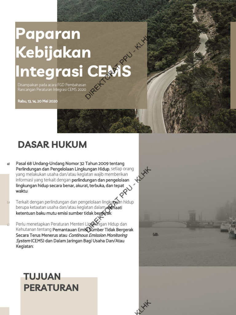 Paparan Kebijakan CEMS | PDF