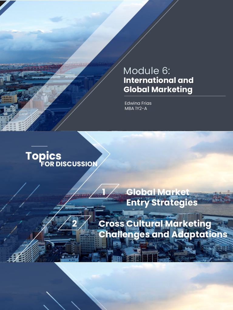 Module 6 International and Global Marketing | PDF | Marketing ...