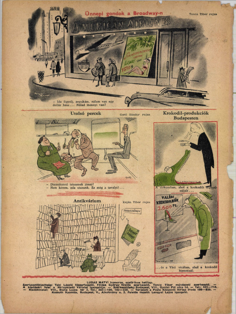 Ludas Matyi 1958 Negyedik 200 | PDF