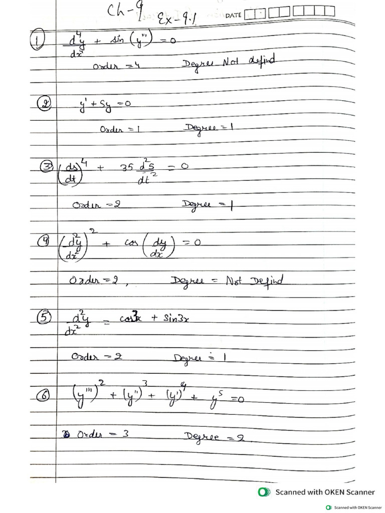 +2 Differential Equations | PDF