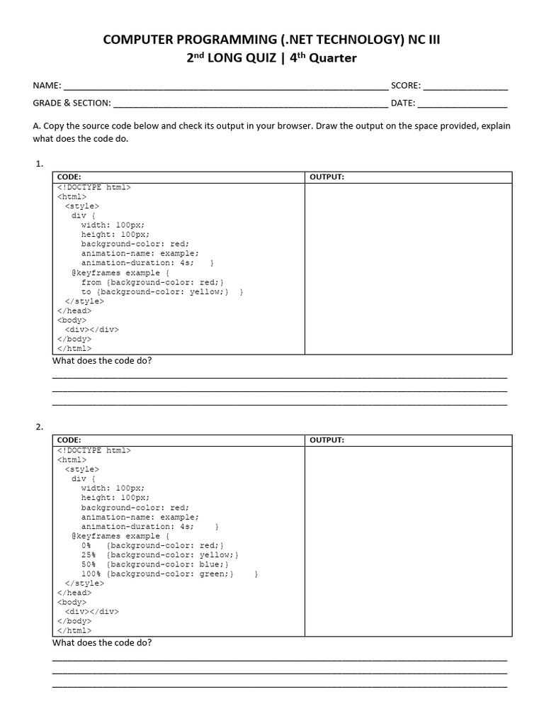 q4 Summative 02 Copy | PDF | Computer Programming | Software Engineering