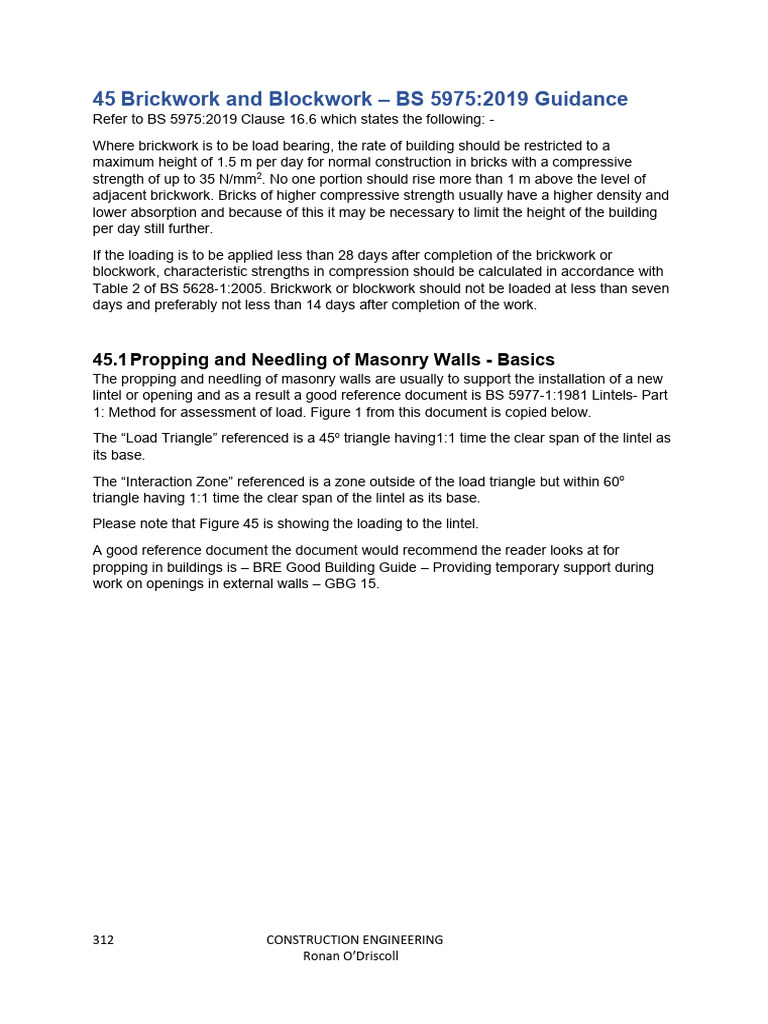 Brickwork and Blockwork | PDF | Mechanical Engineering | Materials Science