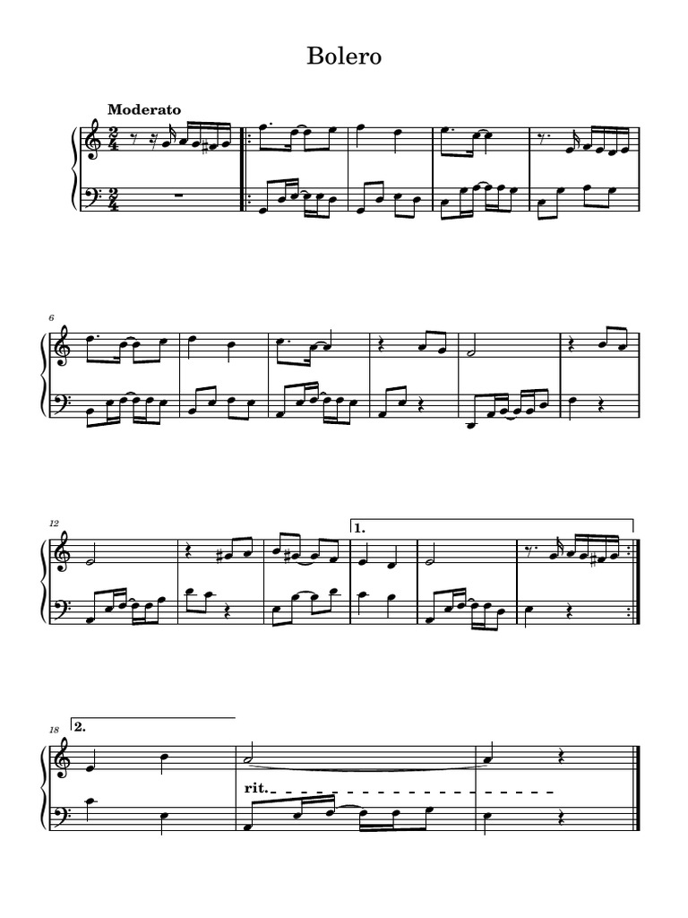 Bolero | PDF