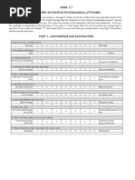 PAQ Scoring and Interpretation Guide | PDF | Feeling | Mental Health
