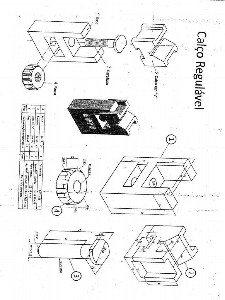 Calco regulavel | PDF