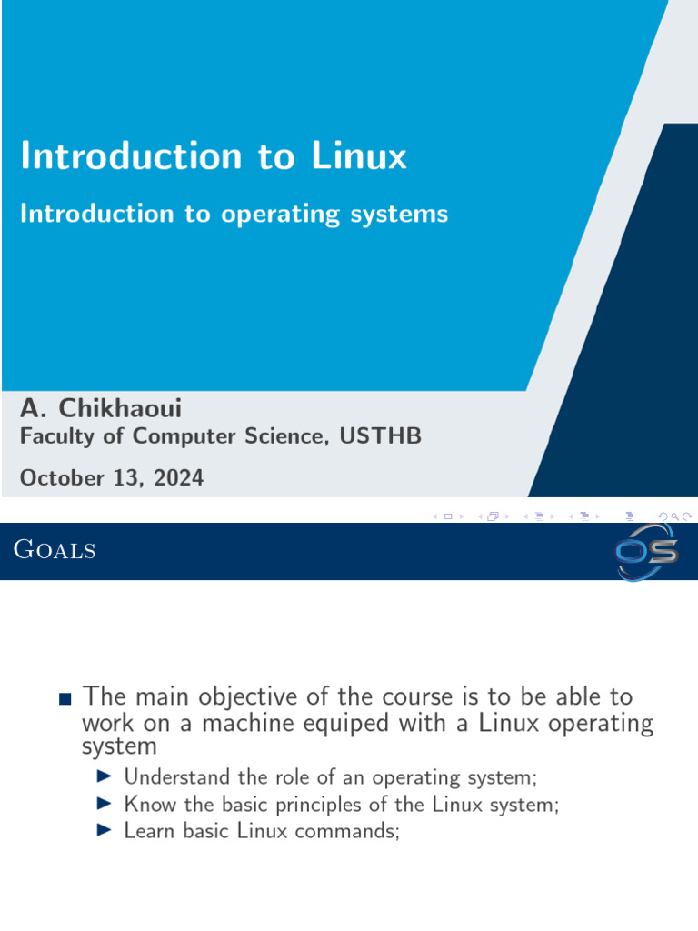 Introduction to Linux Operating System | PDF | Operating System | Linux