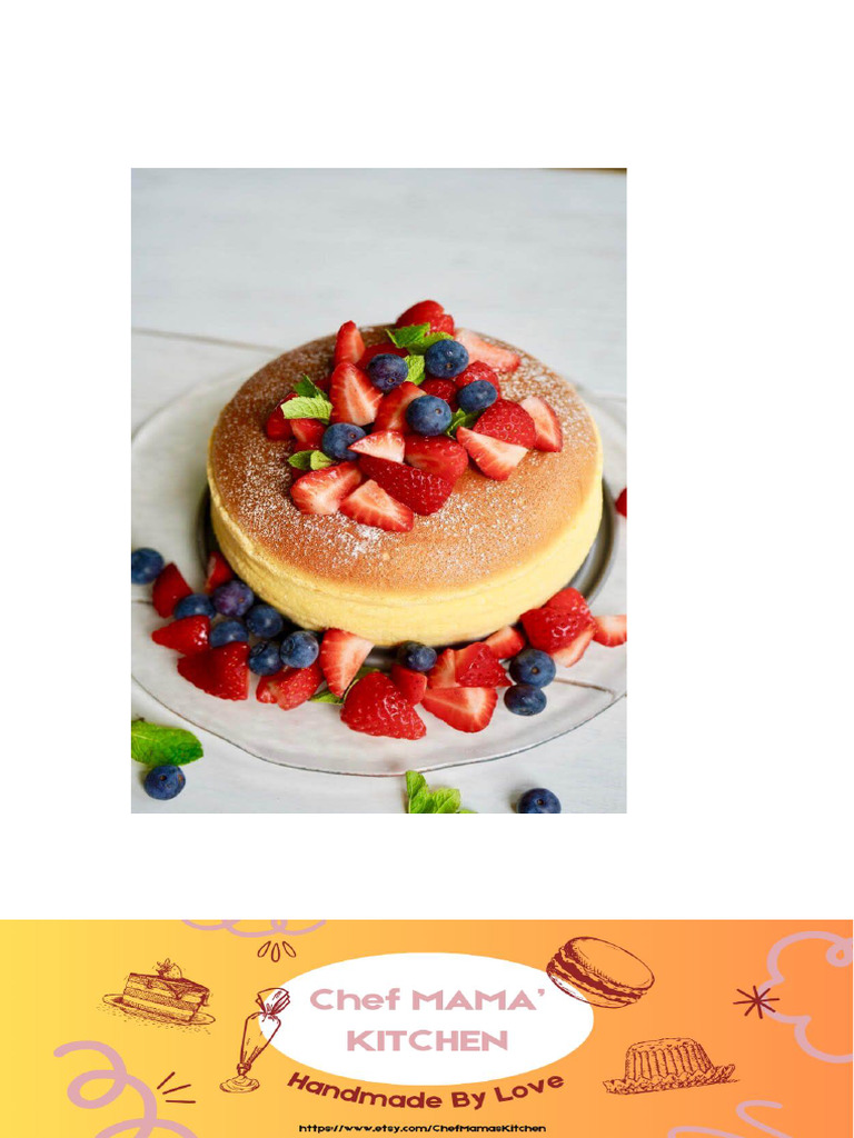 Japanese Jiggly Cheesecake | PDF