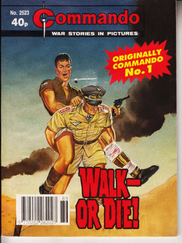 0001 - Walk or Die (1961) (RPRNT Commando 2523 (1991) ) (DC Thomson ...