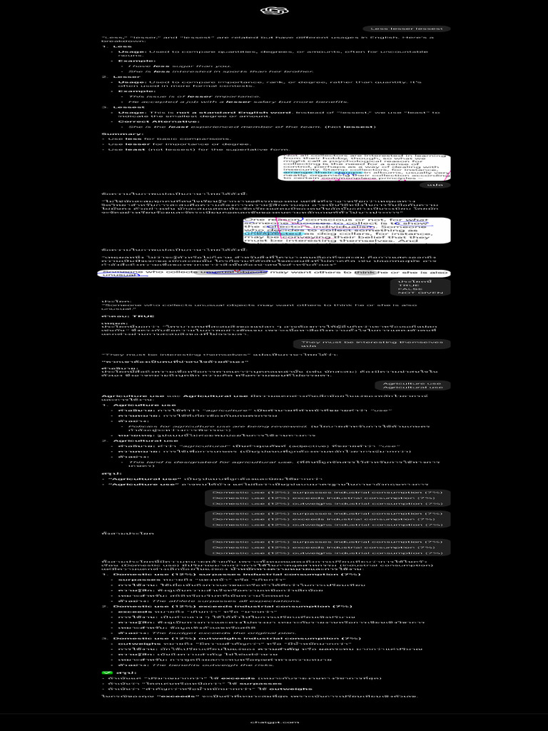 Less Lesser Least Usage | PDF